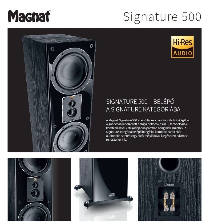 Magnat Signature 507 álló hangfalpár